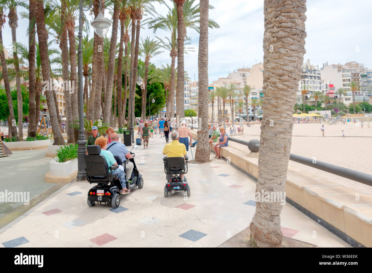 Mobility scooter benidorm hi-res stock photography and images - Alamy