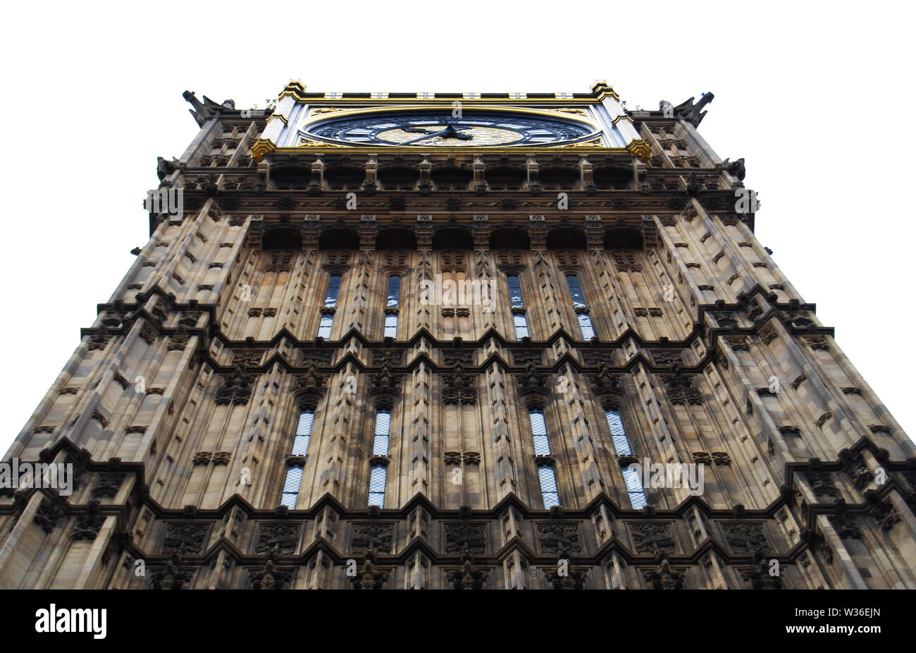 The Big Ben historic watchtower in the heart of London Stock Photo - Alamy