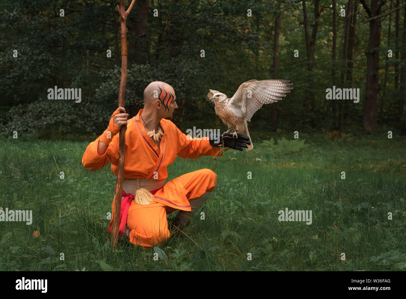 Monk bird hi-res stock photography and images - Alamy
