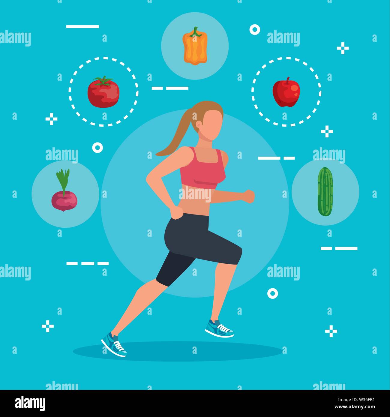 Rustic woman food Stock Vector Images - Alamy