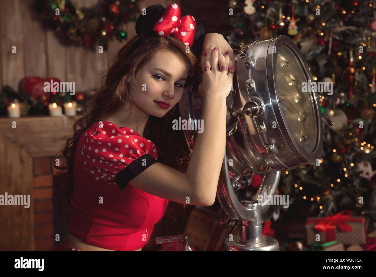 Girl mickey mouse hi-res stock photography and images - Alamy