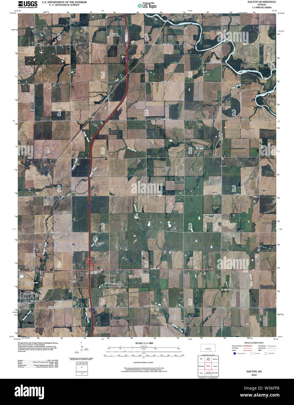 Map of dalton hi-res stock photography and images - Alamy