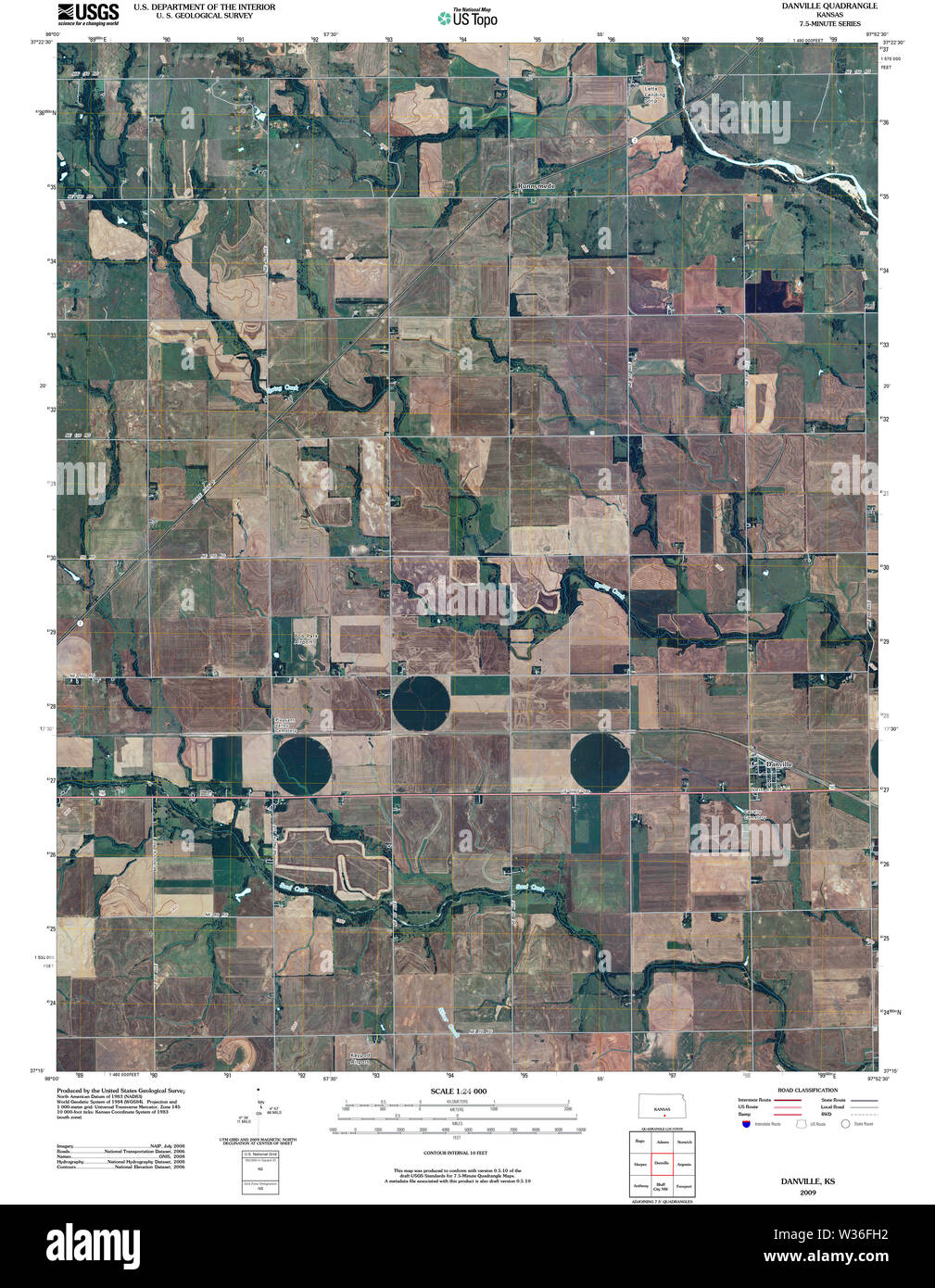 Danville map Cut Out Stock Images & Pictures - Alamy