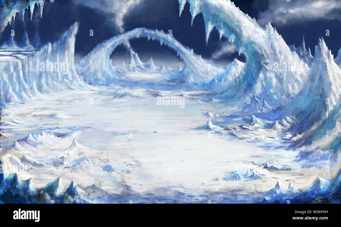 Alien planet landscape fantasy world hi-res stock photography and ...