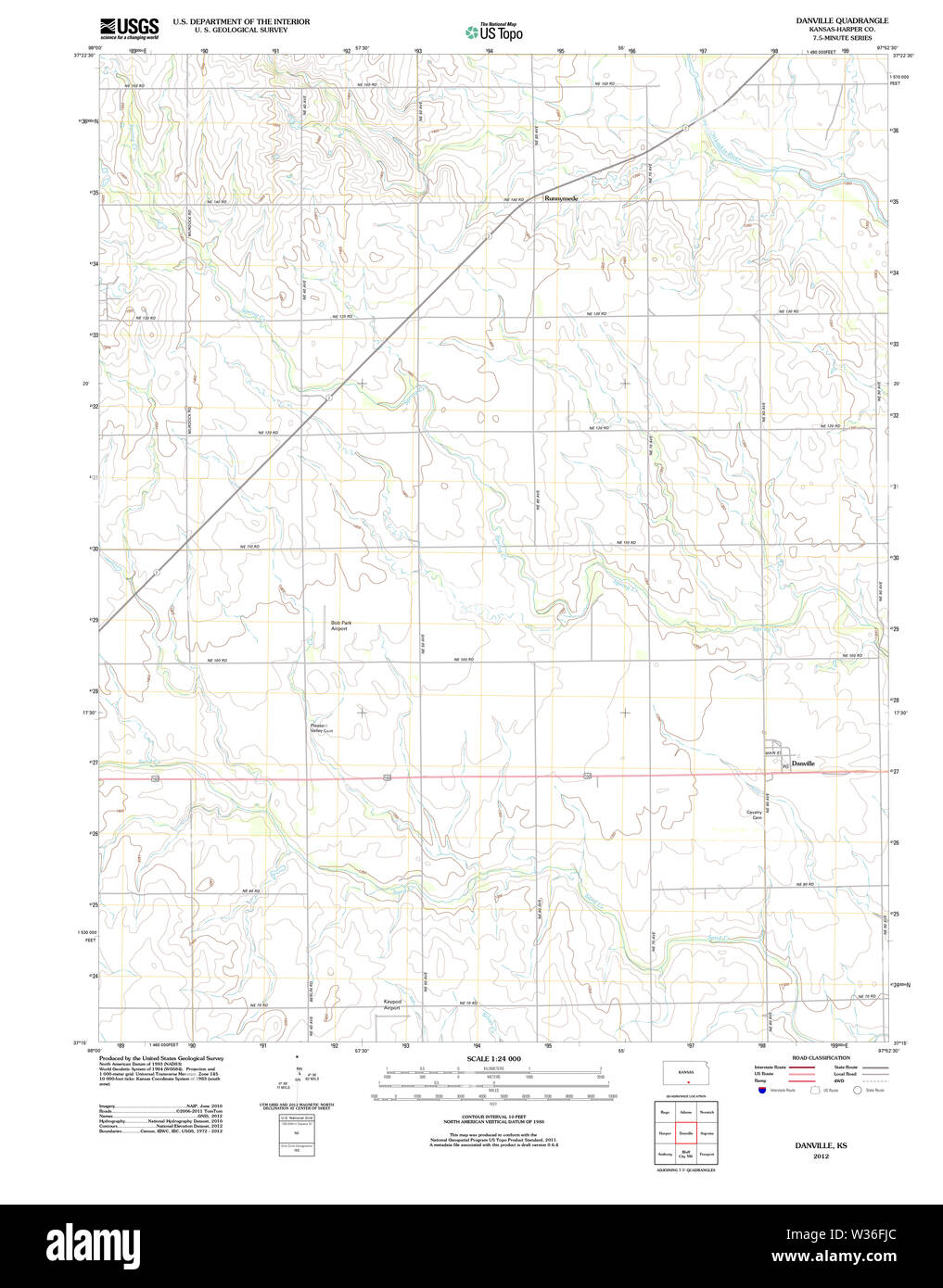 Danville map Cut Out Stock Images & Pictures - Alamy