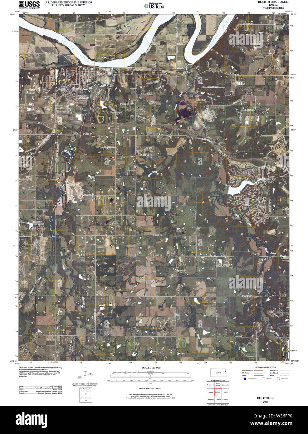 De soto map hi-res stock photography and images - Alamy