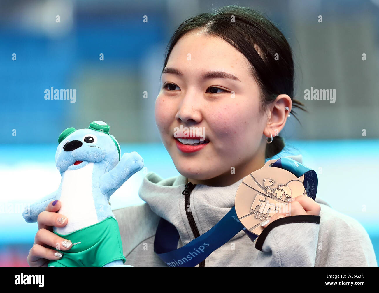 13th July, 2019. South Korean diver Kim Su-ji South Korean diver Kim Su ...