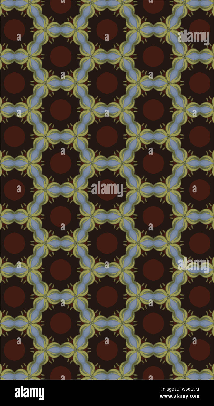 Ornate geometric pattern and abstract colored background Stock Photo ...