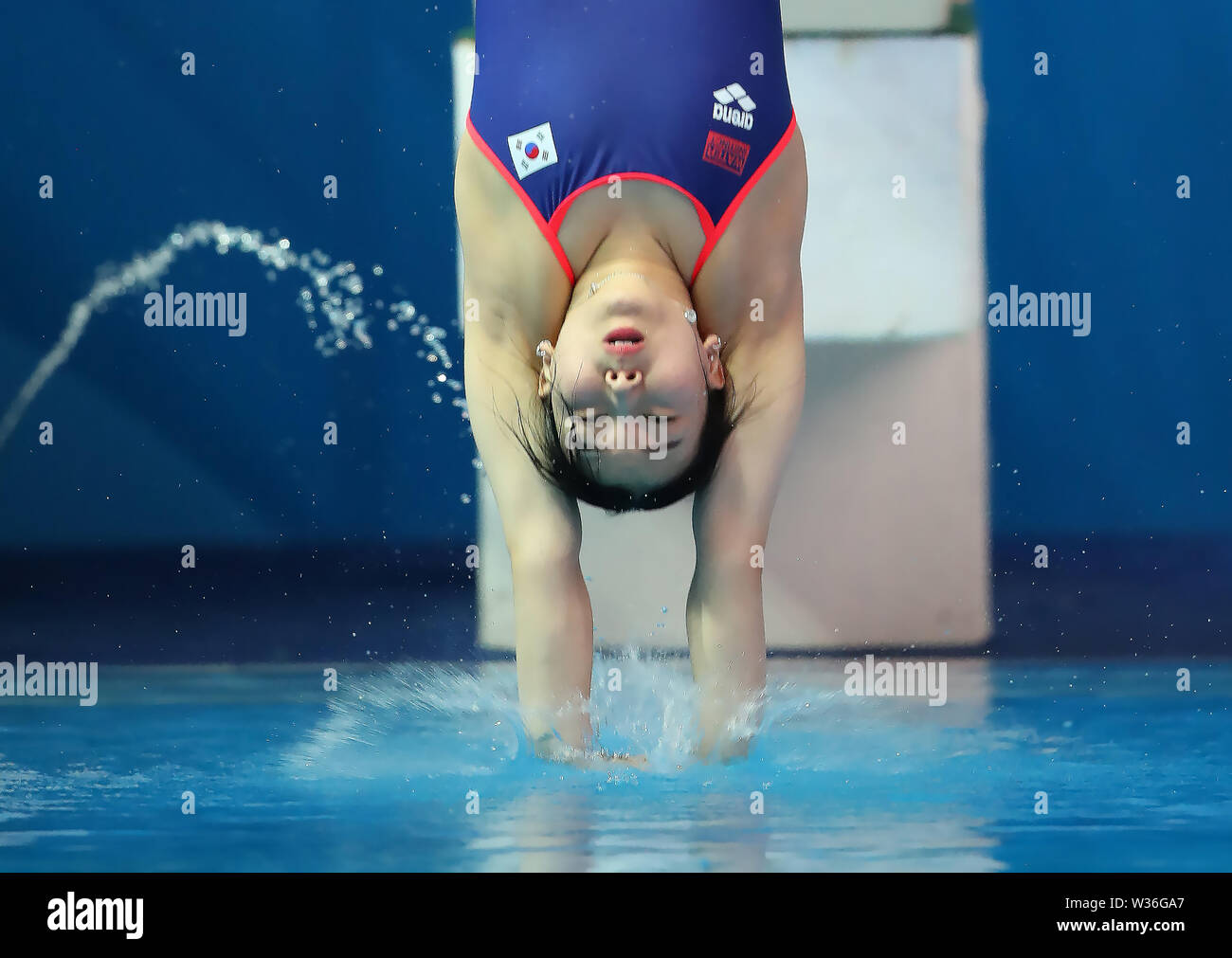 13th July, 2019. South Korean diver Kim Su-ji South Korean diver Kim Su ...