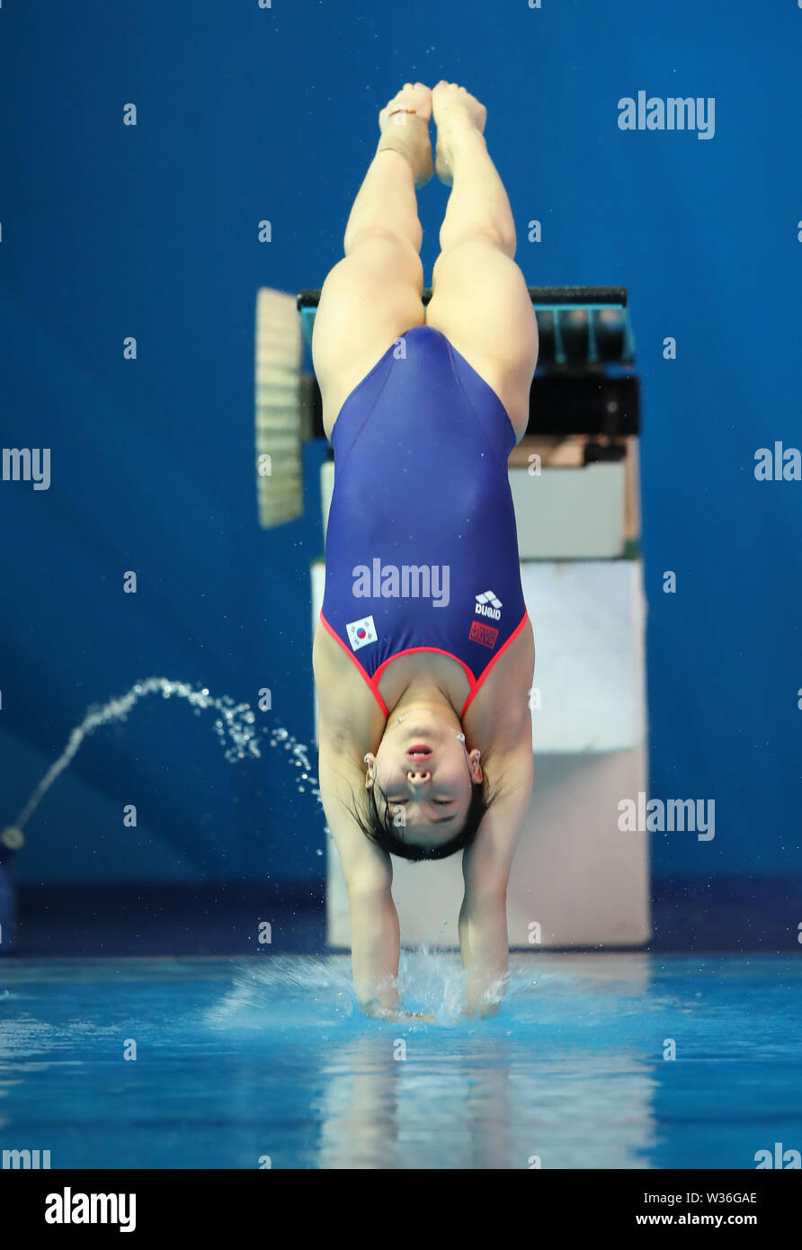 13th July, 2019. South Korean diver Kim Su-ji South Korean diver Kim Su ...