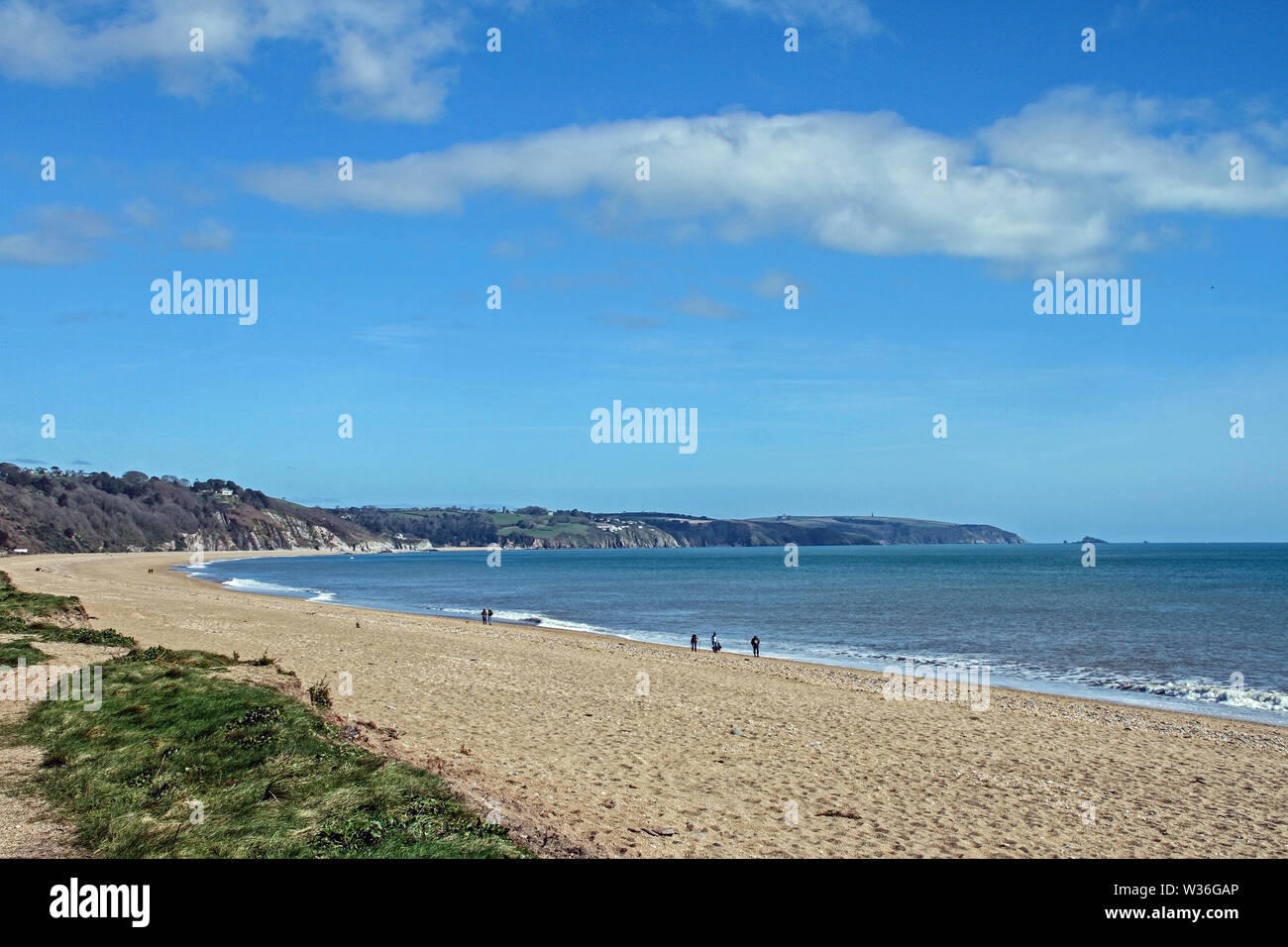Slapton Sands beach in the South Hams, Devon on the English Channel ...