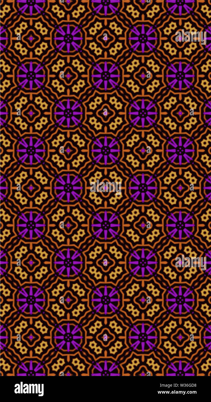 Ornate geometric pattern and abstract colored background Stock Photo ...
