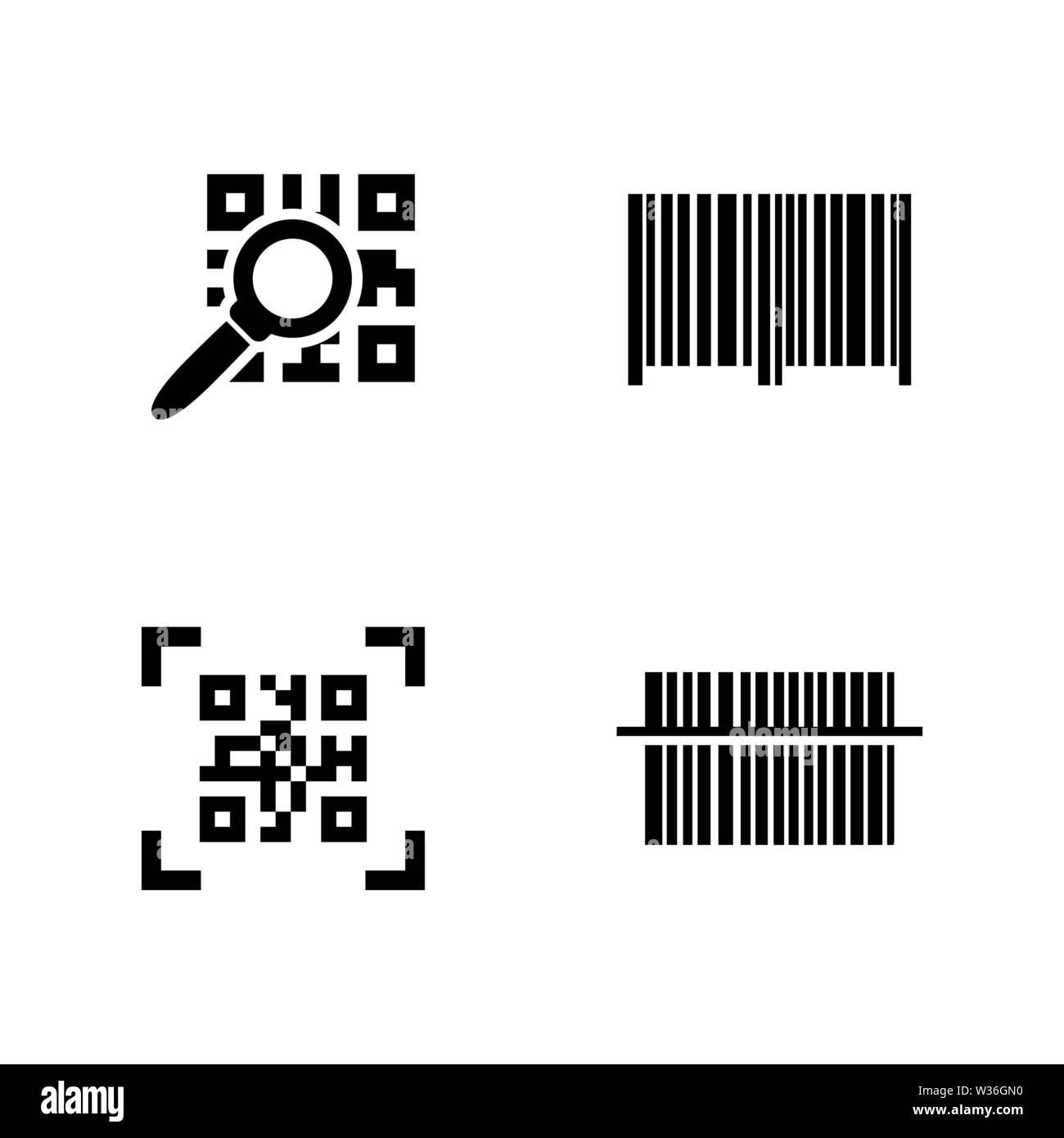 Qr code ticket Stock Vector Images - Alamy