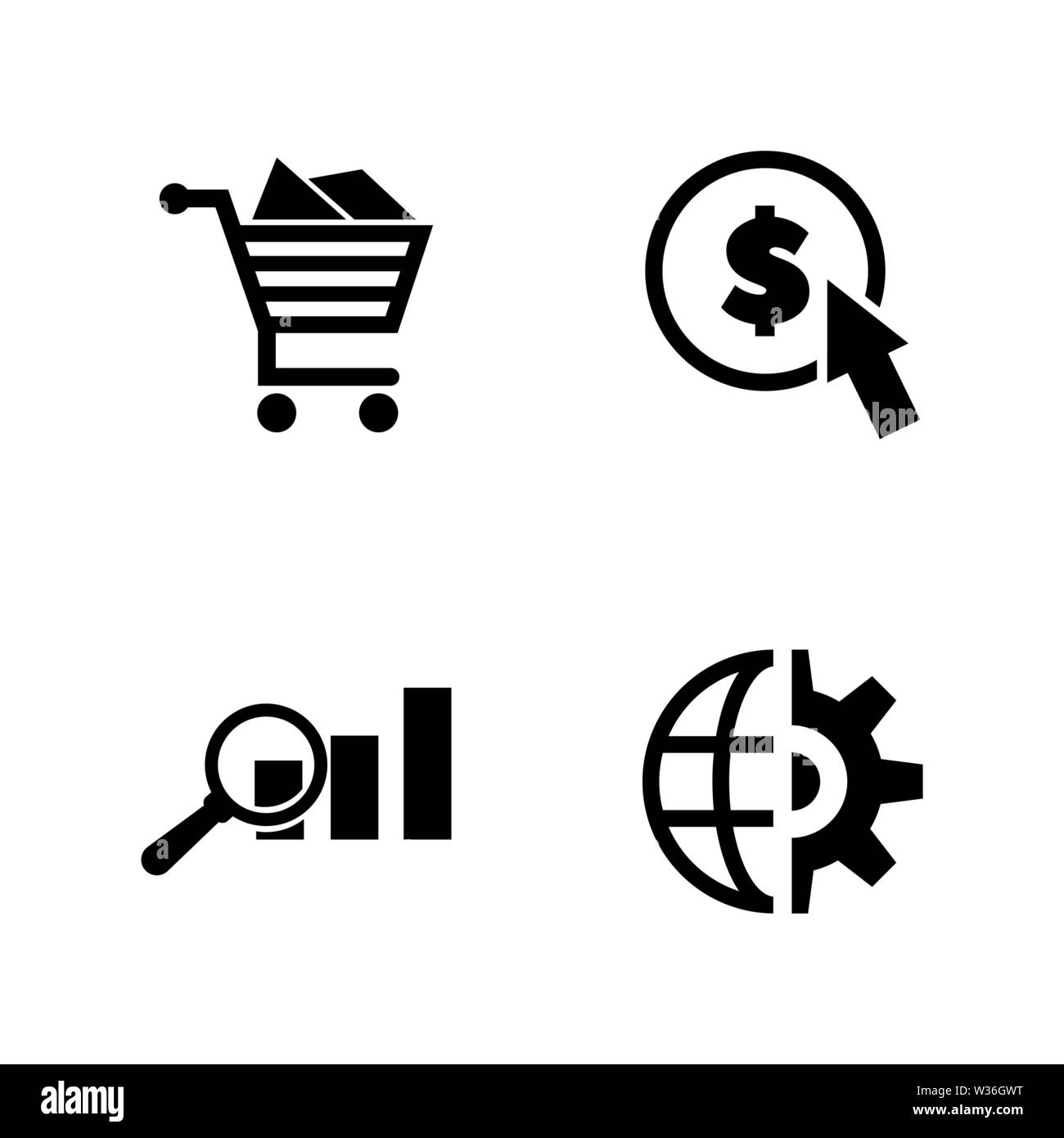 Seo Icon Black And White