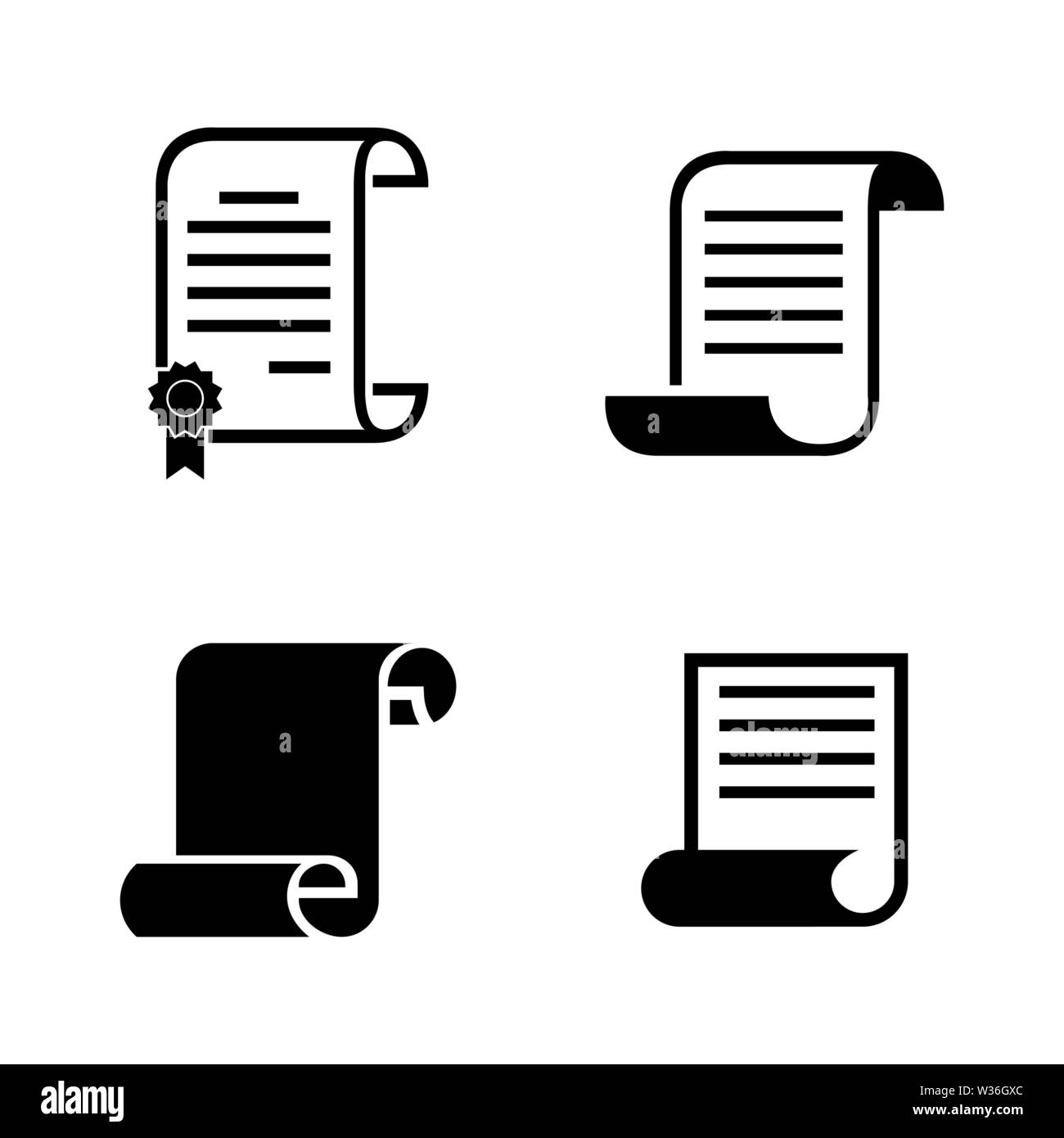 Paper document simple related hi-res stock photography and images - Alamy