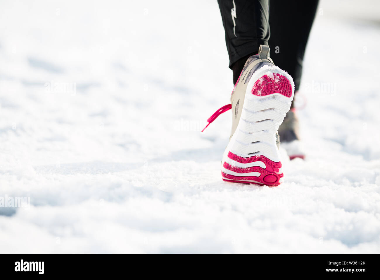 Closeup female legs running on hi-res stock photography and images - Alamy