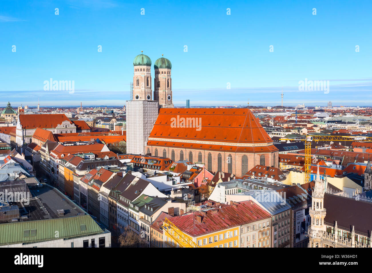 Aerial view center munich bavaria hi-res stock photography and images ...
