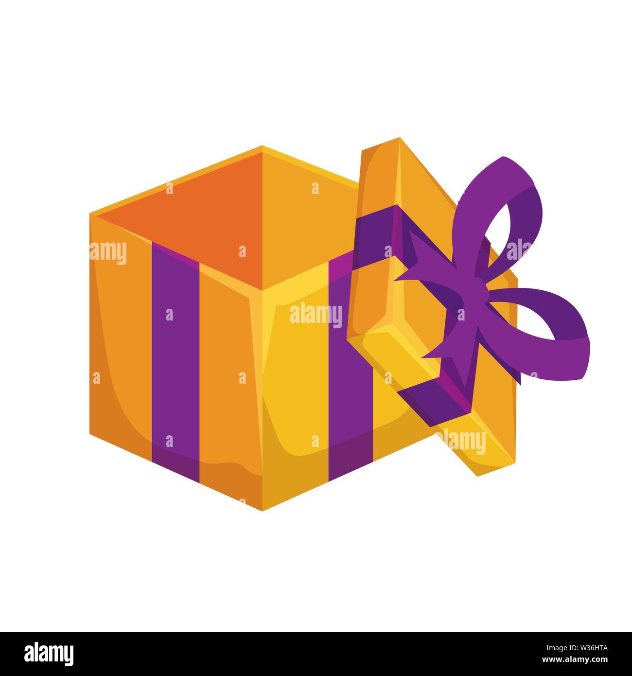 gift box present open isolated icon Stock Vector Image & Art - Alamy