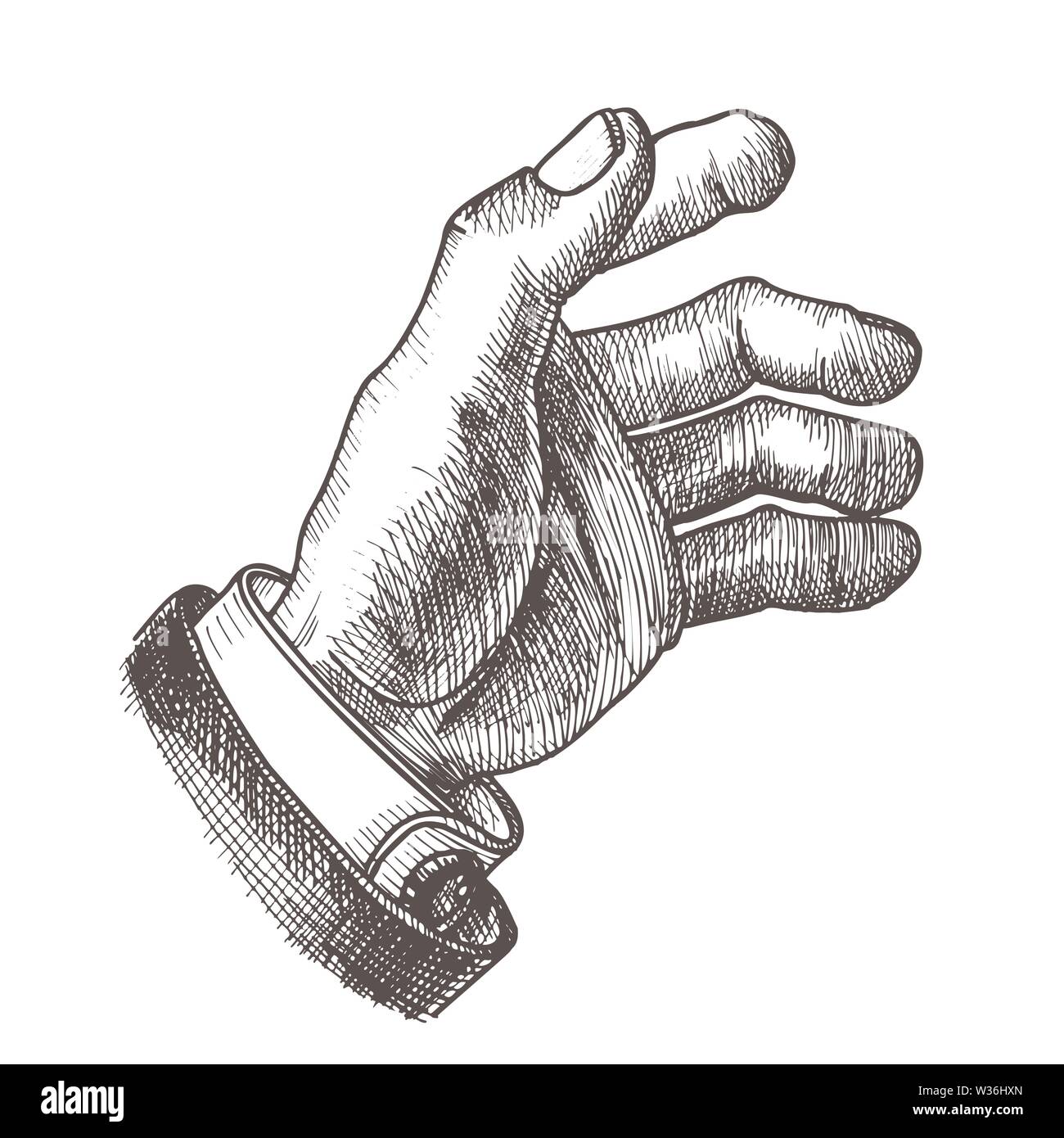 Man opening entrance door Stock Vector Images - Alamy