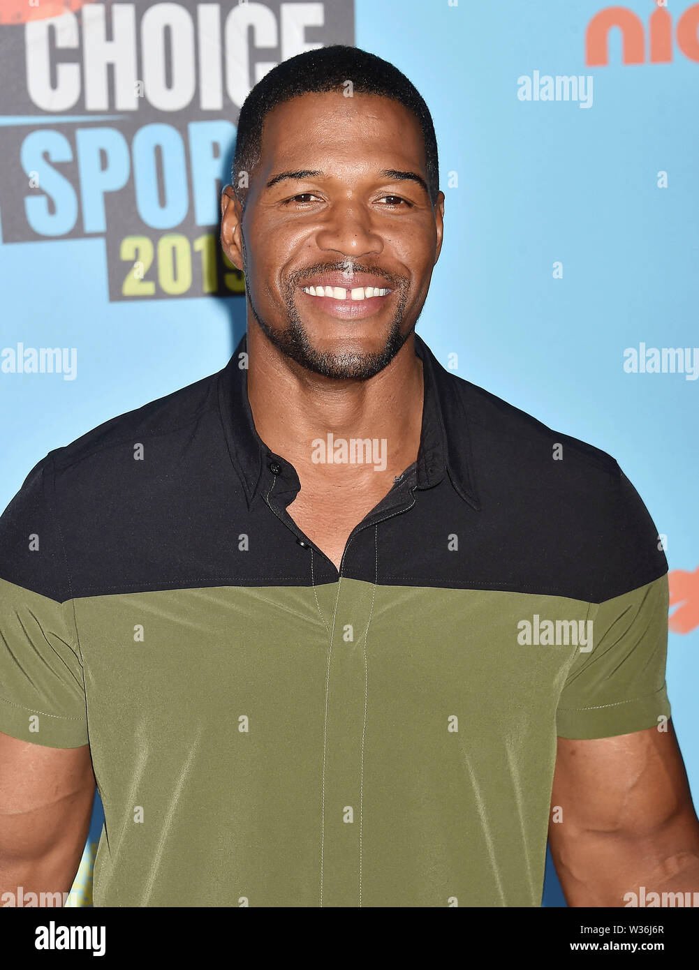 SANTA MONICA, CA - JULY 11: Michael Strahan attends Nickelodeon Kids' Choice Sports 2019 at ...