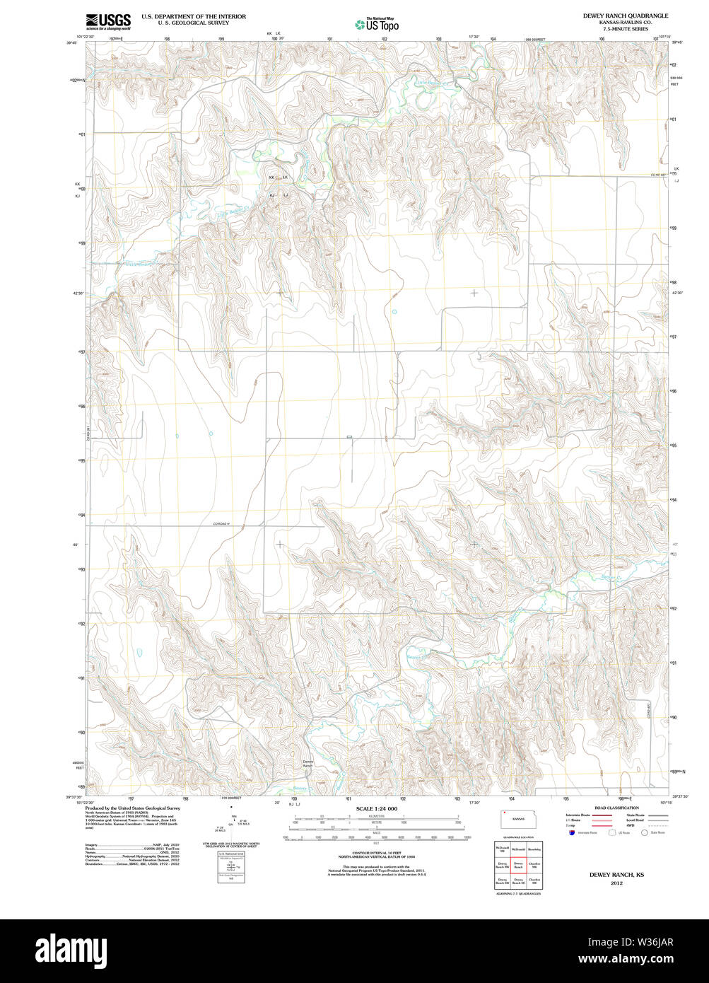Map of dewey hi-res stock photography and images - Alamy