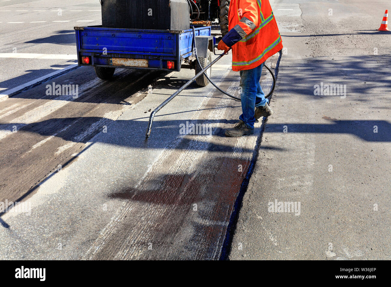 Bituminous road hi-res stock photography and images - Alamy