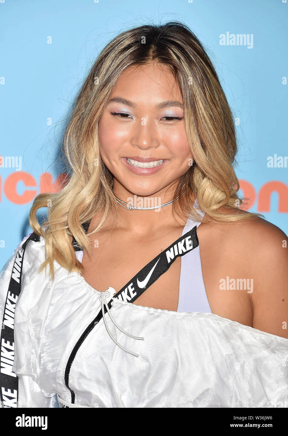 SANTA MONICA, CA - JULY 11: Chloe Kim attends Nickelodeon Kids' Choice ...