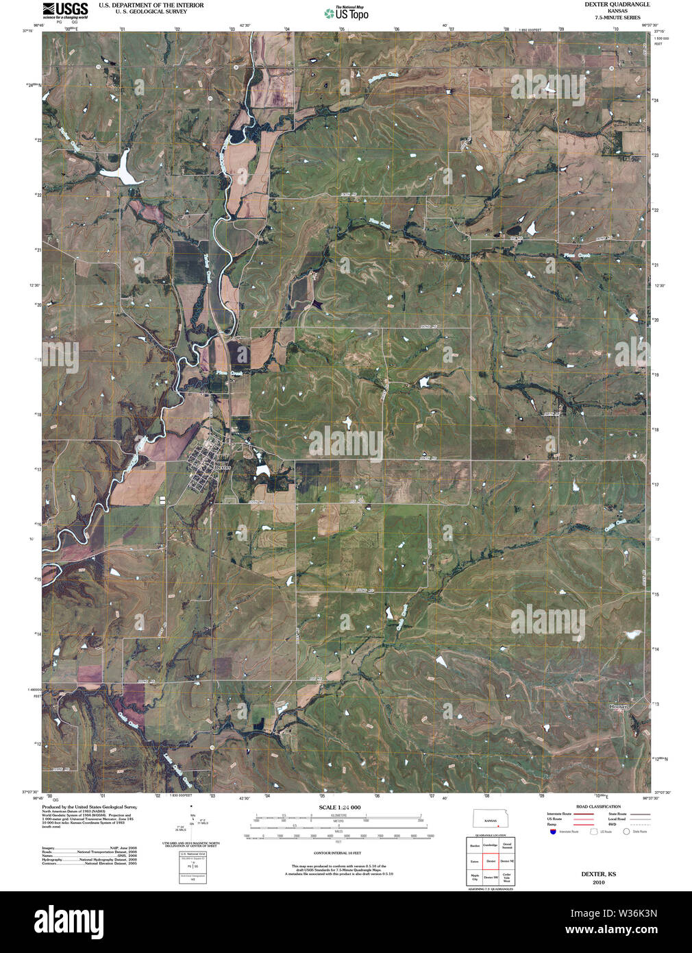 Map of dexter hi-res stock photography and images - Alamy