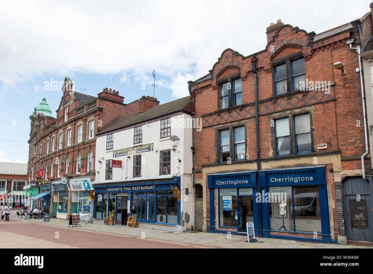 The Market Place, Burton upon Trent Stock Photo - Alamy