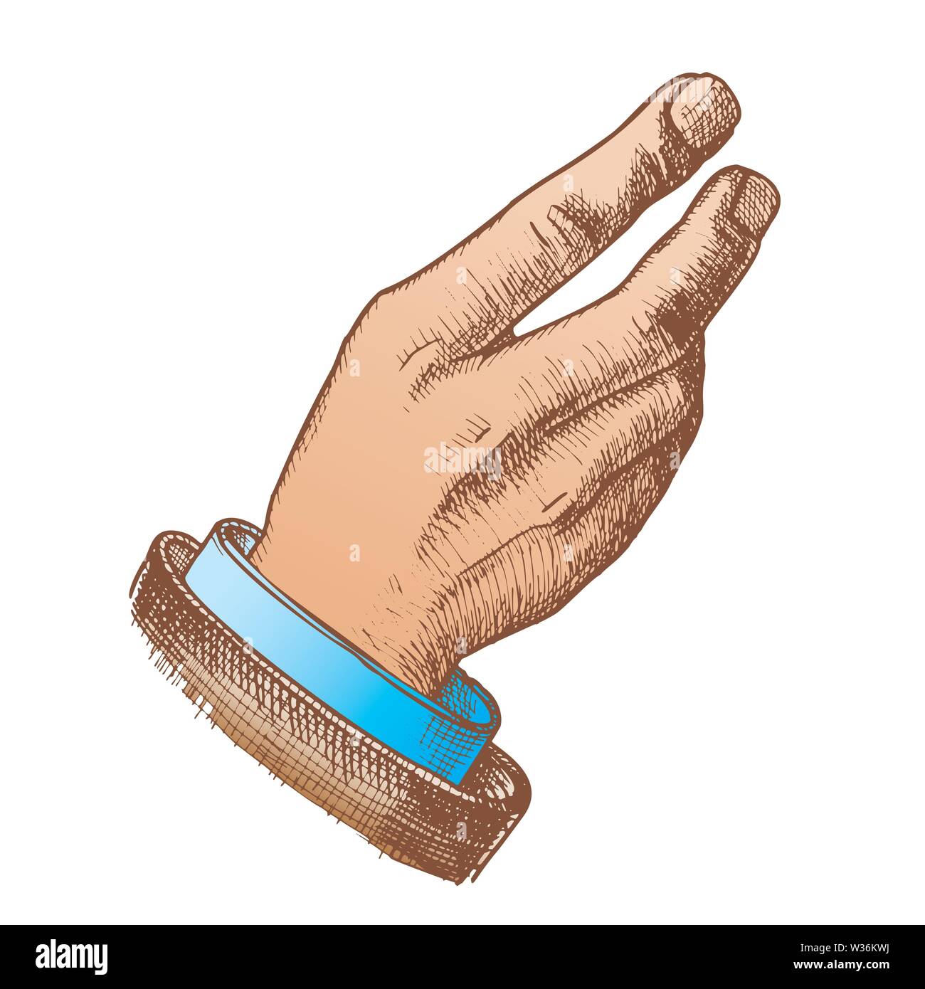 Extended middle finger Stock Vector Images - Alamy