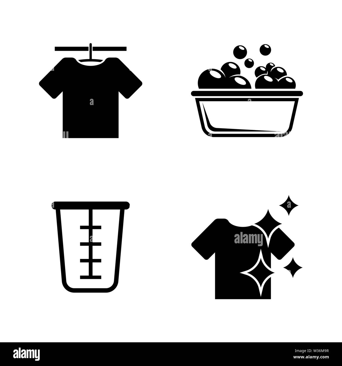 Warning label washing powder Cut Out Stock Images & Pictures - Alamy