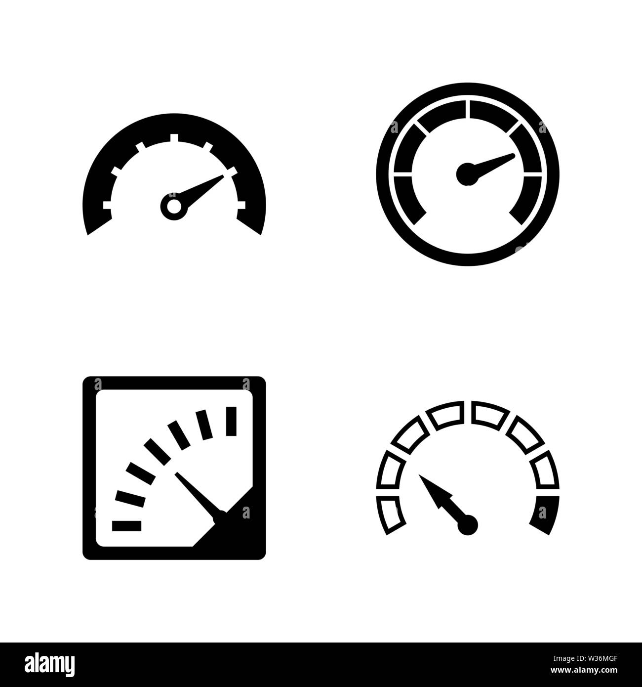 Simple Speedometer Vector