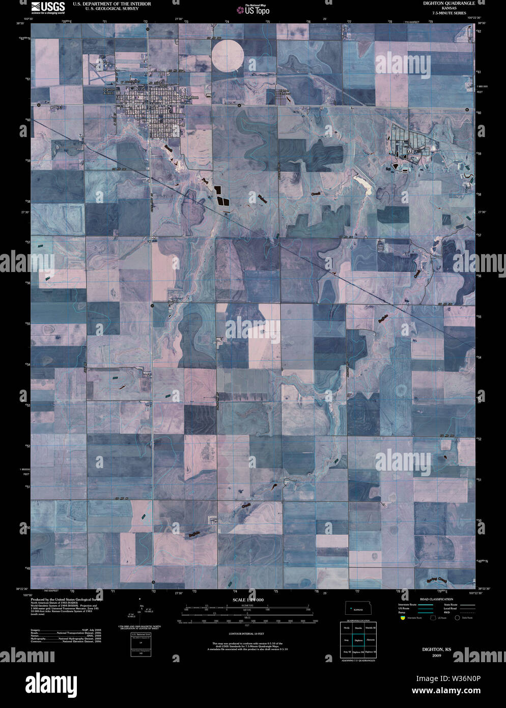 Map of dighton hi-res stock photography and images - Alamy