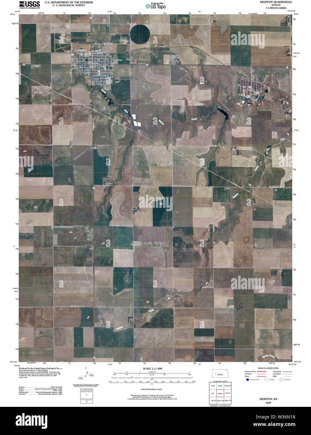 Map of dighton Cut Out Stock Images & Pictures - Alamy