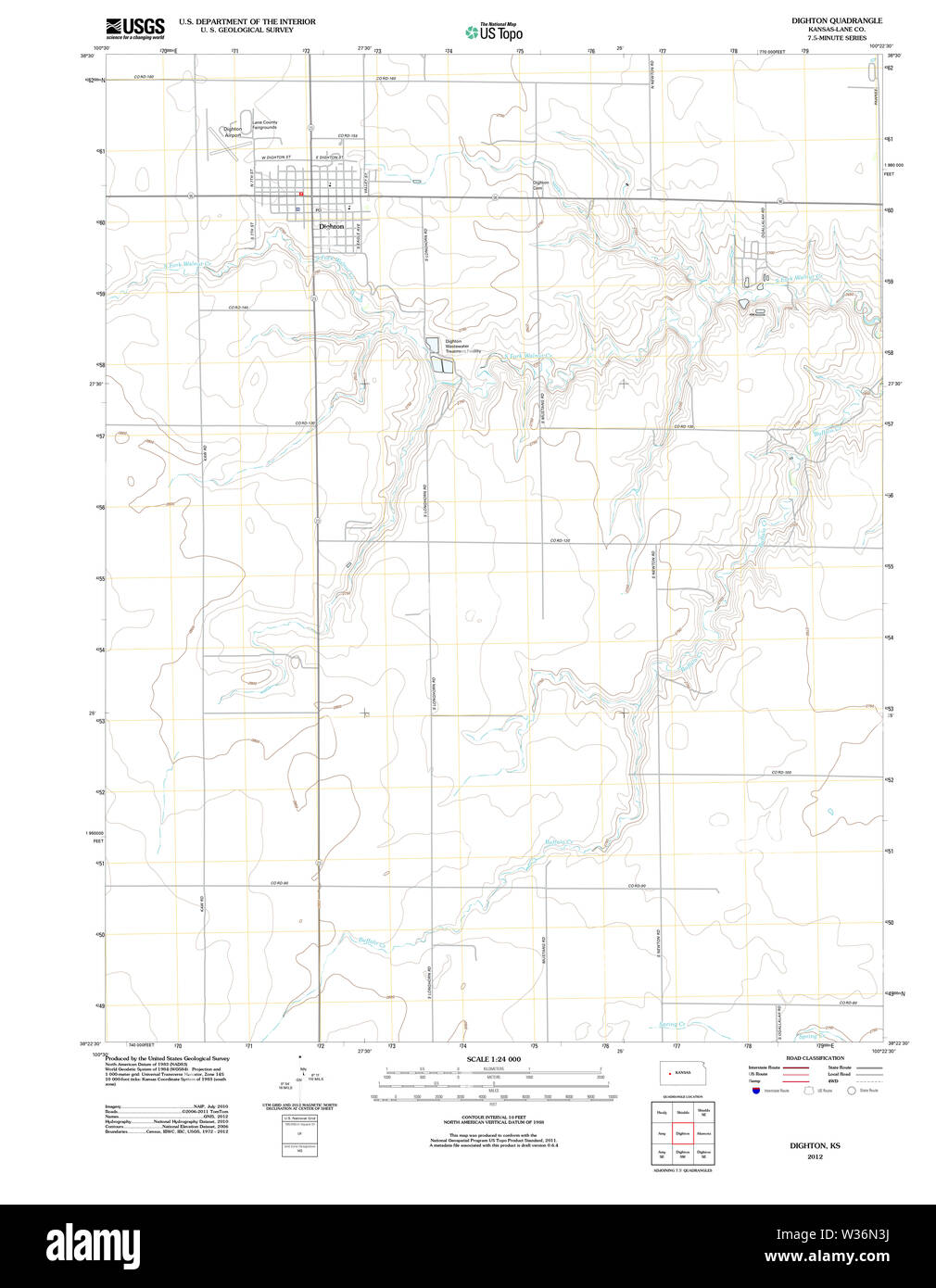 Map of dighton Cut Out Stock Images & Pictures - Alamy