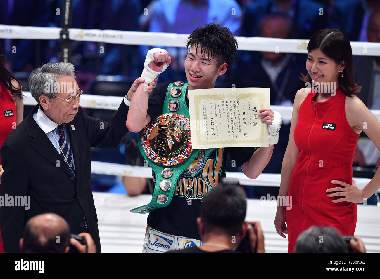 Edion Arena Osaka, Osaka, Japan. 12th July, 2019. Ken Shiro (JPN), JULY ...