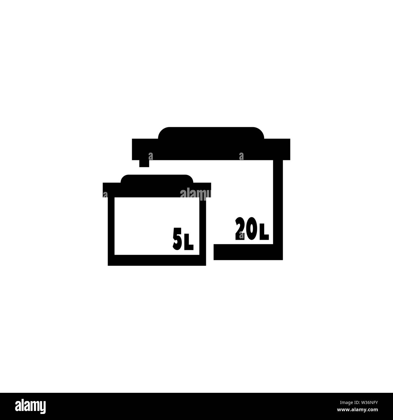 Aquarium forms. Empty glass tanks vector icon. Simple flat symbol on ...