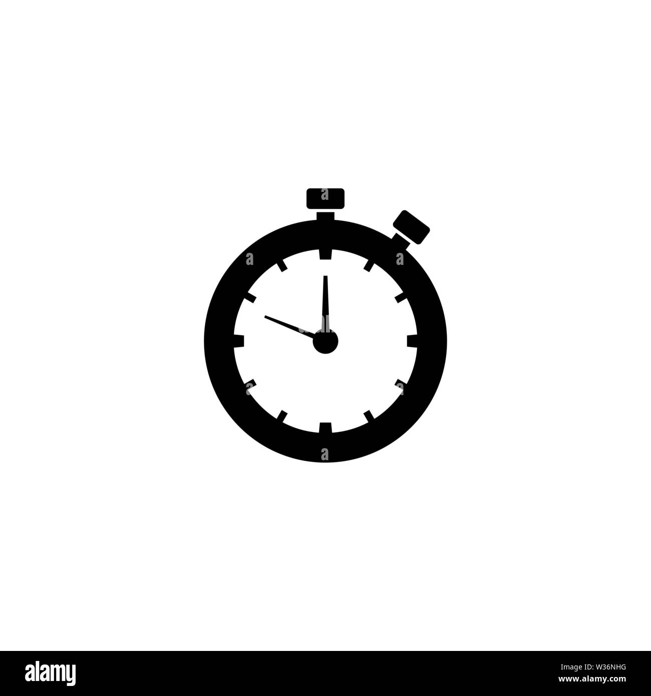 Flat Stopwatch Icon