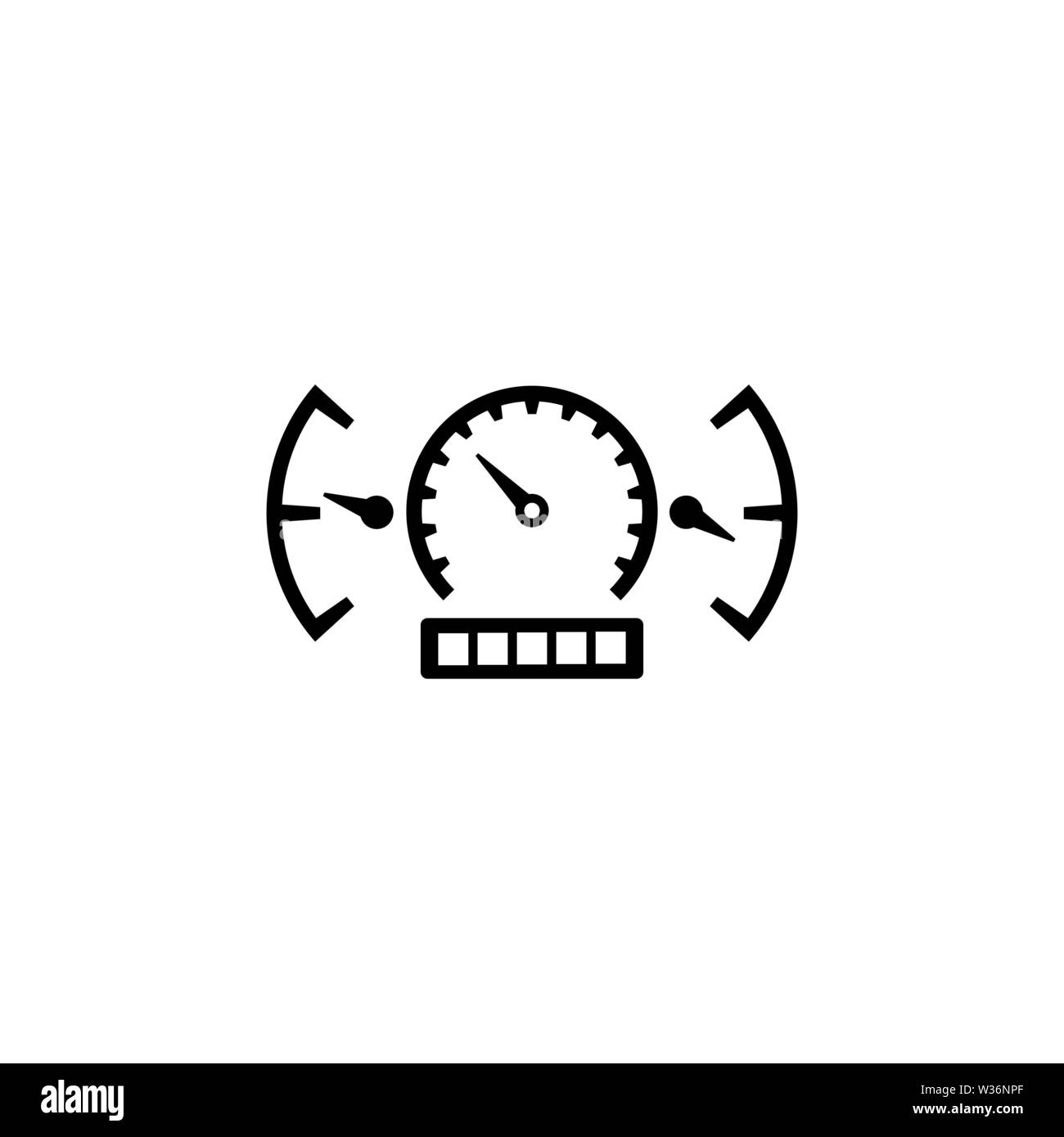 Simple Speedometer Vector