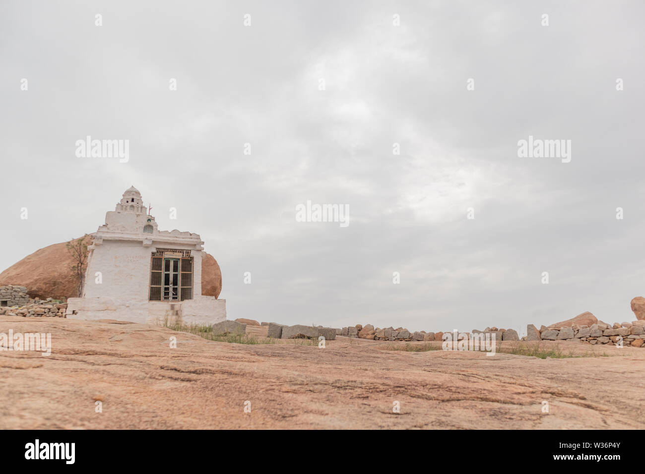 Small Temple at Malyavanta Parvata or hill top at Hampi, Karnataka ...