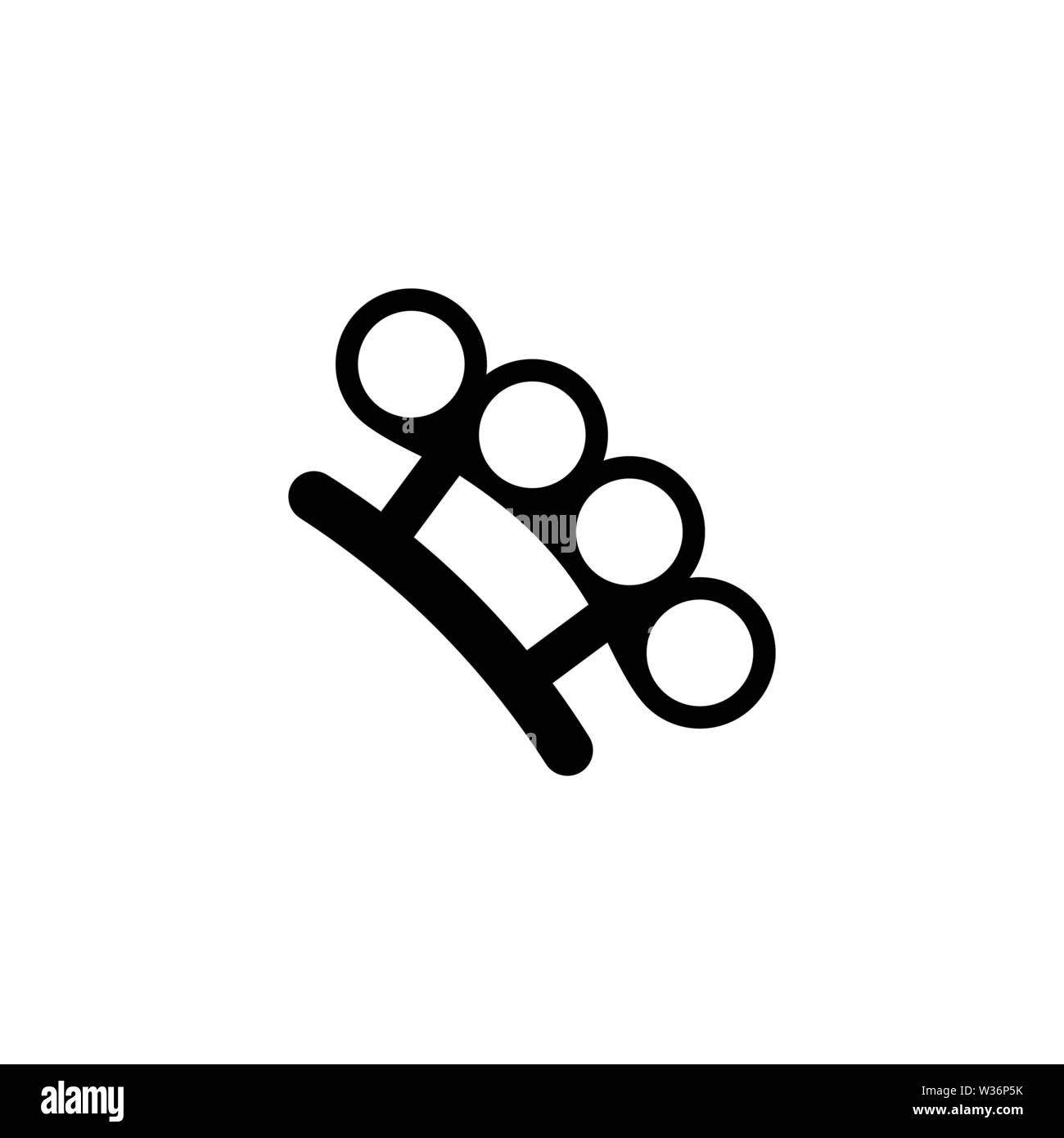 Brass knuckles Black and White Stock Photos & Images - Alamy