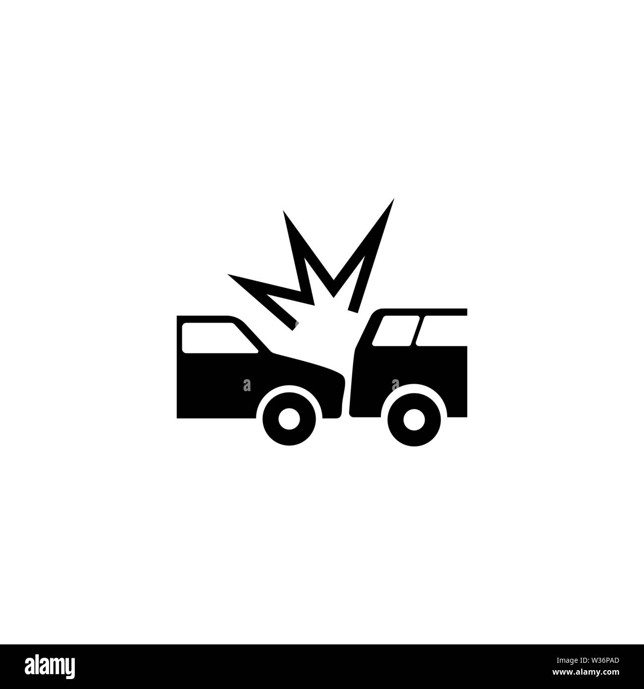 Car crumple Stock Vector Images - Alamy