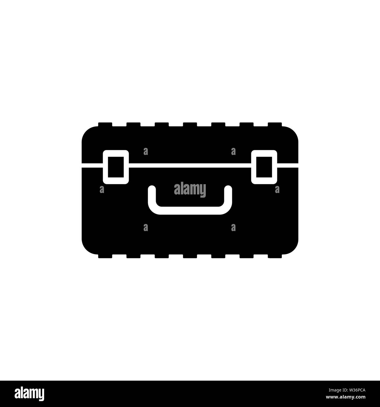 Case. Flat Vector Icon. Simple black symbol on white background Stock ...