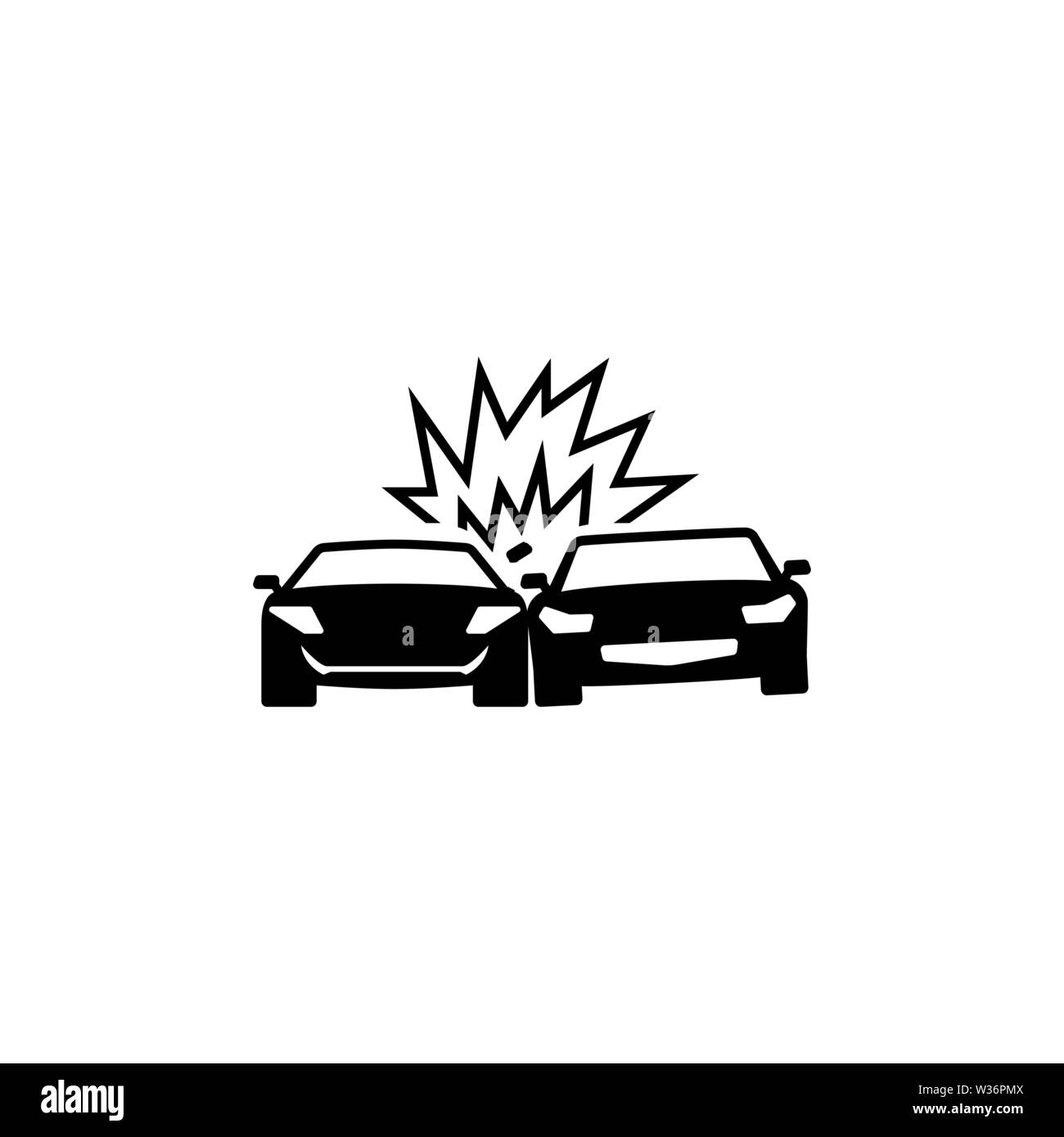 Car crumple Stock Vector Images - Alamy