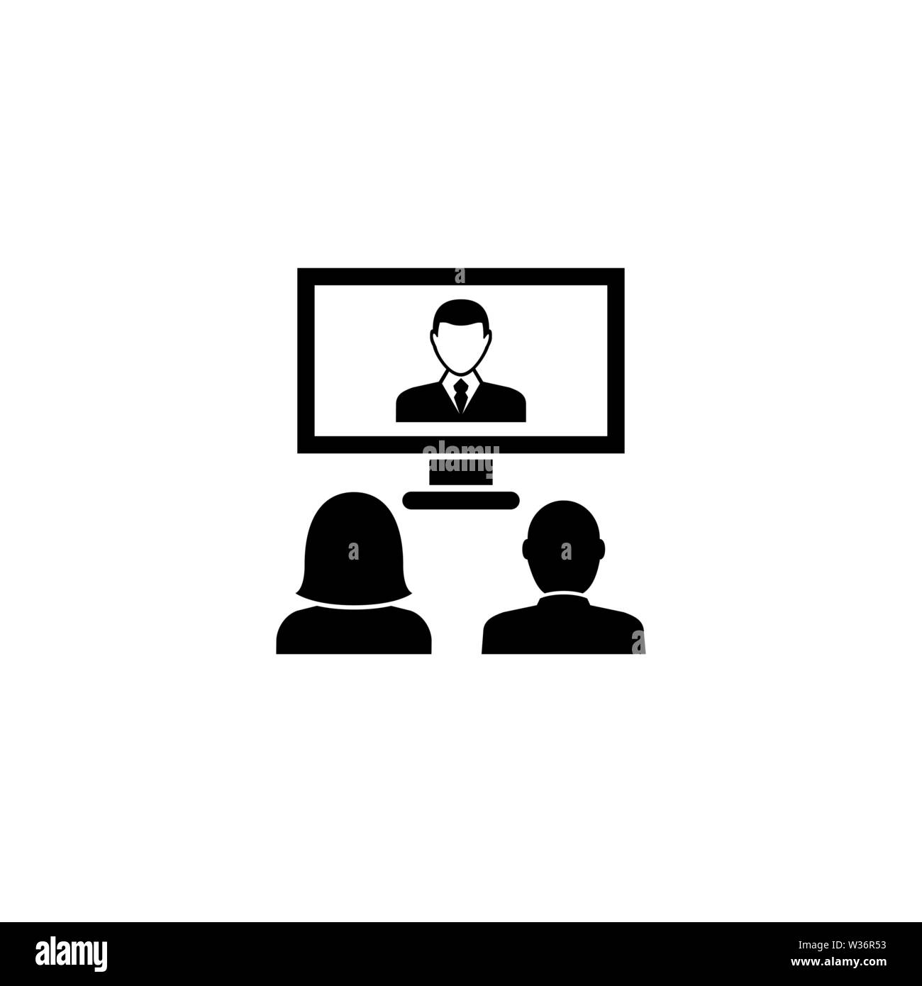 Video Conference Symbol