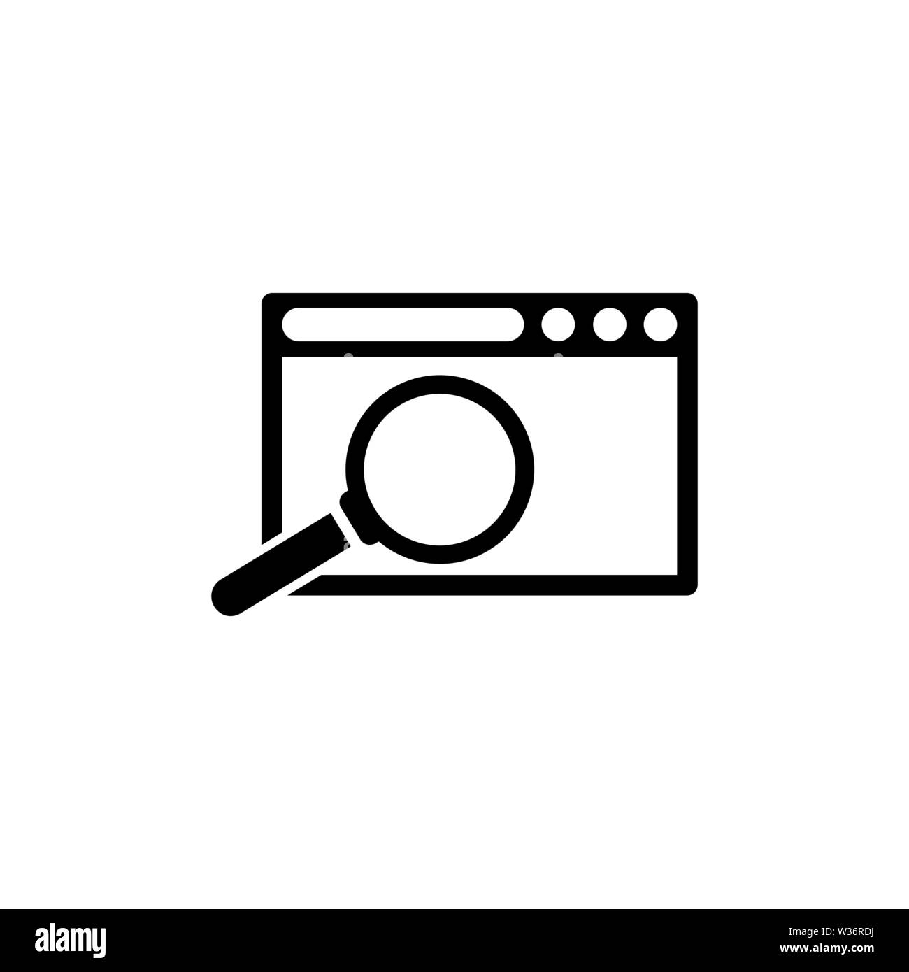 Flat Browser Window Icon