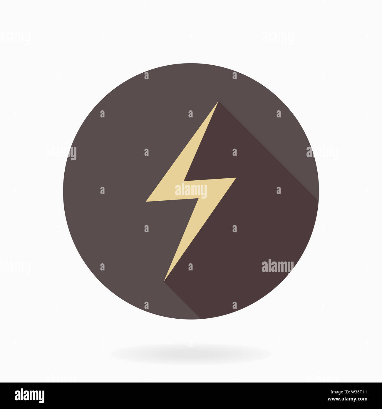 Lightning symbol art Cut Out Stock Images & Pictures - Alamy