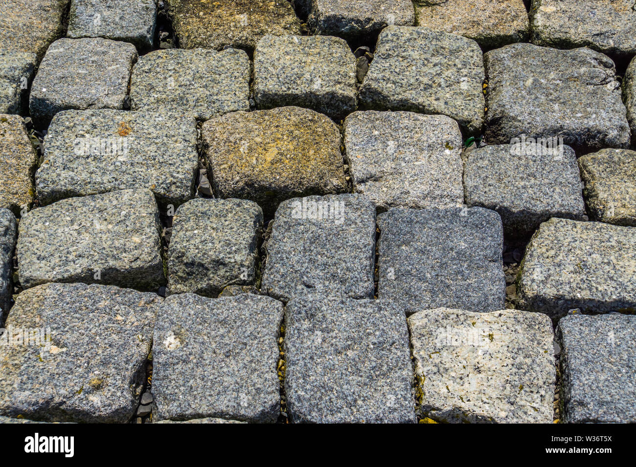 closeup of a cobblestone pattern, classical road architecture, Vintage ...