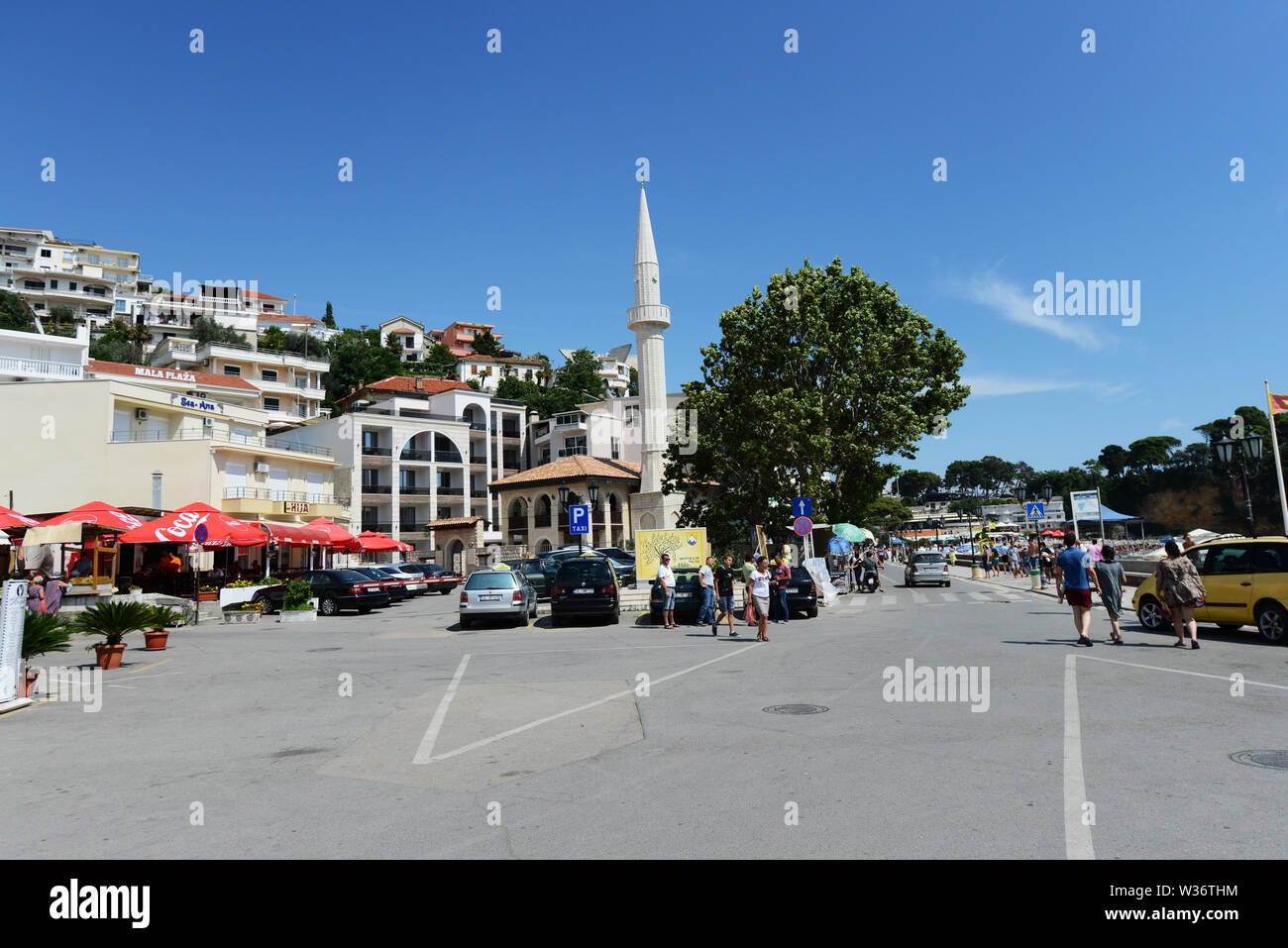 Ulcinj city center Stock Photo - Alamy
