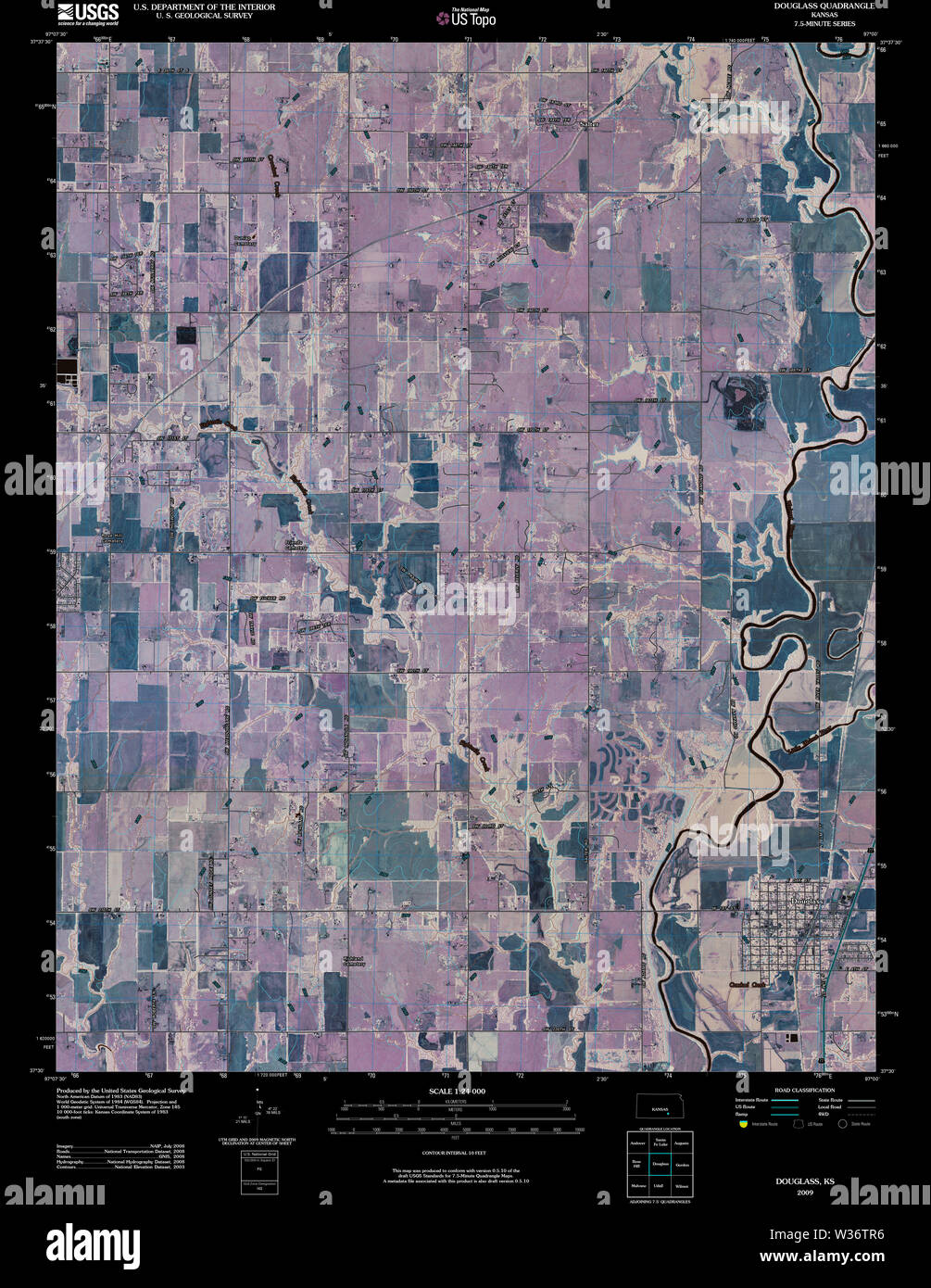 Map of douglass hi-res stock photography and images - Alamy